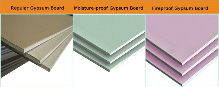 Drywall fireproof Moistureproof 4’x8′ Gypsum Board – Fiber Cement ...