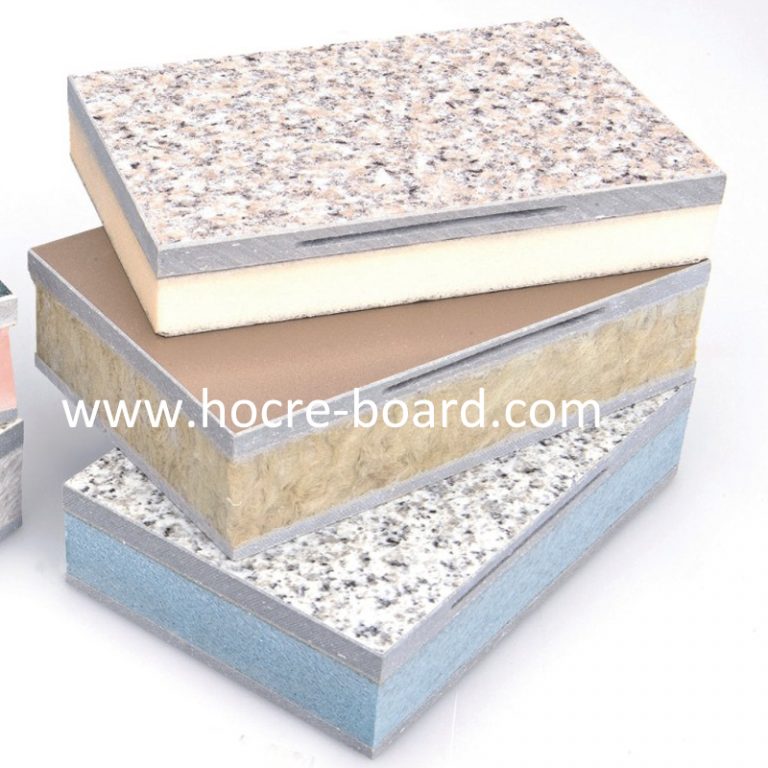 Exterior wall heat insulation wall panel with UV coating – Fiber Cement ...